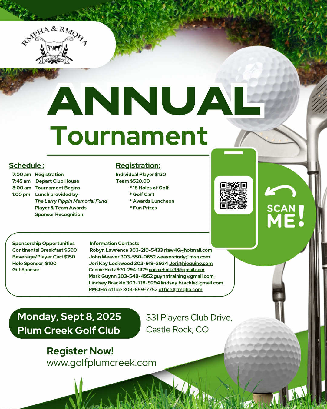 Annual Golf Tournament | RMQHA